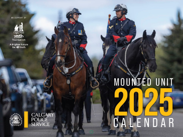 Calgary Police Youth Foundation Mounted Calendar | Country 105